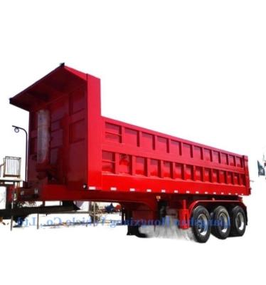 China 3 Axle Rear End Tipper Truck Dumper Semi Trailer with ABS Anti-lock Braking System for sale