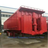 China 3 Axle Rear End Tipper Truck Dumper Semi Trailer with ABS Anti-lock Braking System for sale