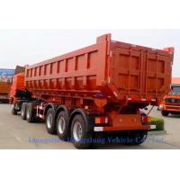 China Truck Trailer Manufacturers in Dump Semi Trailer with Dual Line Braking System for sale