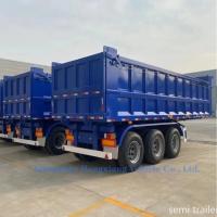 China Truck Trailer Manufacturers in Dump Semi Trailer with Dual Line Braking System for sale