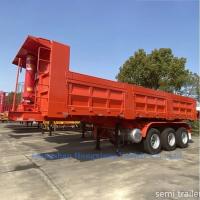China Affordable Air Suspension Rear Tipper Dump Semi Trailer for Heavy Duty Transportation for sale