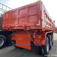 China Affordable Air Suspension Rear Tipper Dump Semi Trailer for Heavy Duty Transportation for sale