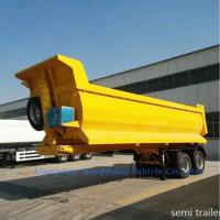 China Affordable Air Suspension Rear Tipper Dump Semi Trailer for Heavy Duty Transportation for sale