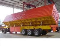 China Transport Bulk Cement Powder with Heavy Duty Tri-Axles Dumper Tipper Semi Trailer for sale