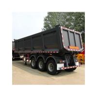 China Cross Arm Type 3 Axle 40t 60t Hydraulic Dump Trailer Tipper Dumper Truck Trailer for sale