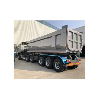 China 40ton Steel Heavy Duty Sand Stone Dump Truck Semitrailer for Tough Working Conditions for sale