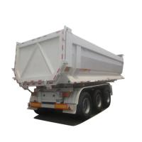 China Truck Trailer 80ton Tipper Trailer Rear Dump Truck with Design and in the for sale