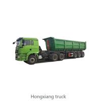China Suspension Mechanical Suspension Truck Trailer 5 Axles Hydraulic Rear Dump Semi Trailer for sale