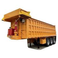 China EHL9400ZHX 3 Axle 10 FT 60 Ton Rear Dump Trailer with 1 Year After-sales Service for sale