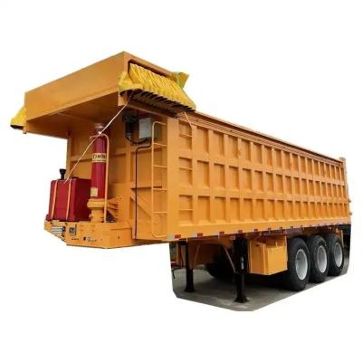 China EHL9400ZHX 3 Axle 10 FT 60 Ton Rear Dump Trailer with 1 Year After-sales Service for sale