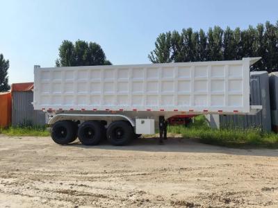 China 60 Ton 70 Ton Hydraulic 3 Axles Tipper Trailer with Lifting to Satisfy Customer Needs for sale