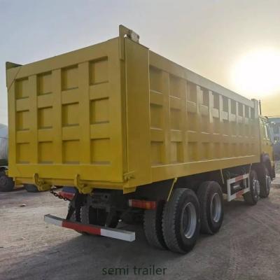 China 60 Ton 40cbm Dump Tipper Semi Trailer Meter Tipper Semi Truck Tipping Trailer with Electric Tarpaulin for sale