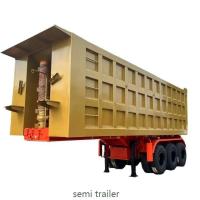 China 1 Year After-sales Service Farm Trailer Tractor Tipper Full Trailer 10ton Self-dumping for sale