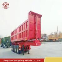 China ABS Anti-lock Braking System Hydraulic Cylinder Tipper Full Truck Side Dump Full Trailer for sale