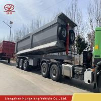 China Farm Trailer Drawbar Tipper Side Farm Dump Semi Trailer Armenia Grade Heavy Duty for sale