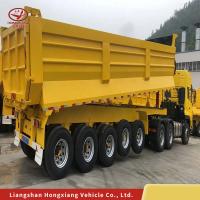 China 30 Tons Dump Truck Semi Trailer Equipped with Heavy Duty Rear Tipper Trailer Axles for sale