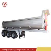 China Semi Tipping Trucks 28t Landing Leg Axles Tipper Dump Truck Trailers for sale