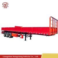 China Cross Arm Type Hardox Tipping Rear Dump Trailer Hydraulic Tipper Dump Semi Truck Trailer for sale