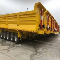 China Mafal Cubic Meter U Shape Dump Trailer Tipper Semi Trailer Truck with Tread of 2240mm for sale