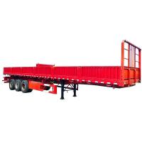 China 4 Axles U Type End Dump Trailer Tipper Semi Truck Trailer with Cross Arm Suspension for sale