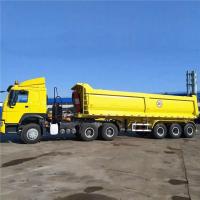 China Self Discharge Rear End Tipper Dump Trailer Truck Semi Trailer for Heavy Duty Hauling for sale