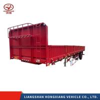 China 2 Axle 1 Year After-sales Service Dump Truck Cubic Meter Side Hydraulic Tipper Trailer for sale