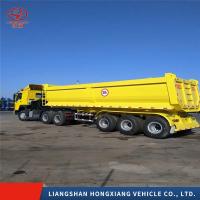 China 1 Year After-sales Service Heavy Duty Dump Trailers U-Shaped End Rear Tipper Dumper for sale