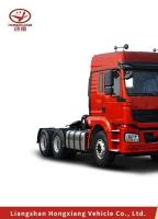 China White Transport Tractor Truck with Large Engine Capacity and Tubeless Tire Design for sale