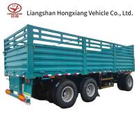 China Manual Landing Leg Rear Dump Semi Trailer for Road Construction in Ghana West Africa for sale