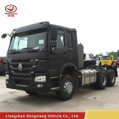 China Dynamic Steering Euro Weichai Heavy Truck Sinotruck Tractor Truck Head with Manual Window for sale