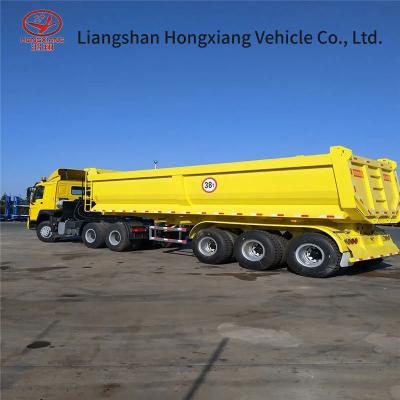 China Super Link Side Tipper Trailer Train Type Double B Semi Trailer for Consultation for sale