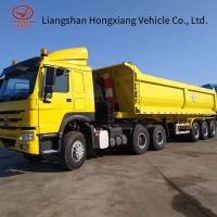 China Cross Arm Type Suspension Systems Steel Rear Dumper Semi Trailer for Heavy Duty Loads for sale
