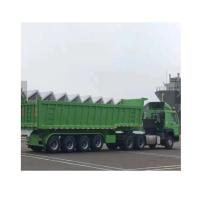 China Dump Transport Semi Trailer with 12r22.5 Tire and Cross Arm Type Suspension Made for sale