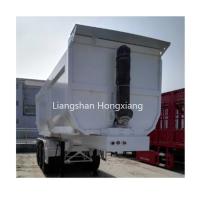 China 50 60 80 Ton Hydraulic Tipper Dump Semi Truck Trailer with Cross Arm Type Suspension System for sale