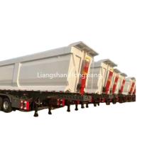 China 120T 90T 70T Rear Dump Tipper Trailer Cargo 100T Semi Tipper Trailer for Your Benefit for sale
