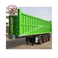 China 50 60 Ton Gooseneck Semi Truck Trailer Lowbed Semi Trailer Lowboy Trailer 4 Axle Steel for sale