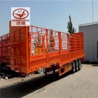 China 60 Ton 45cbm U Shape Hydraulic Side Dump Tipper Truck Semi Trailer Not Self-dumping for sale