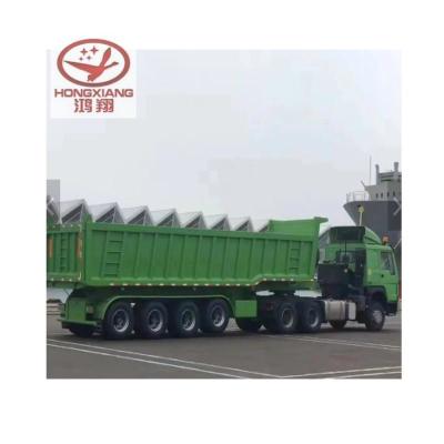China Dump Truck Trailer 30tons 60tons Dump Trailer with 13t Axle and 1 Year After-sales Service for sale