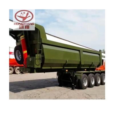 China 13500X3000X1550 mm World Class Hydraulic Tipping Trailer for Semi-Trailer Dump Truck for sale