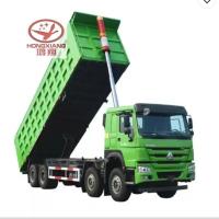 China 40 Ton 50 Ton Truck 3axles Side Tipper / Rear Dumper Semi Trailers Tractor Hydraulic Dump Trailer for sale