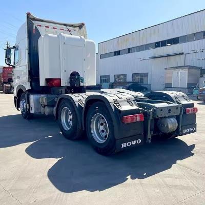 China HOWO T7 Tractor Truck with Manual Window and Gross Vehicle Weight 5001-10000 Kg for sale