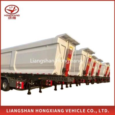 China 3 Axles 30 Cubic Meter Tipper Semi Trailer Dump Truck Trailer Tire Number Customization for sale