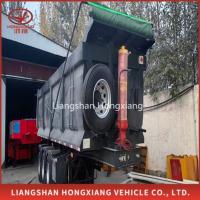 China 40 Ton 50tons 3 Axles Truck Semi Rear Dump Trailer Not Self-dumping and Affordable for sale