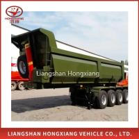 China 40FT Heavy Duty Utility Tilt Equipment Semi Trailer Truck with 150 Ton Capacity and 1 for sale