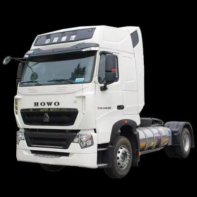 China 12tanks HOWO T7 A7 FAW Sitrak CNG Tractor Truck 6X4 Tractor Euro 4 Euro 5 Sitrak in Uzbekistan for sale
