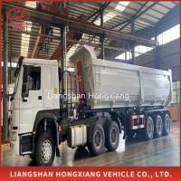 China 1 Year After-sales Service 35 Cubic Meter Tractor Rear Dump Tipper Truck Dump Semi Trailer for sale