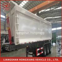 China 1 Year After-sales Service 35 Cubic Meter Tractor Rear Dump Tipper Truck Dump Semi Trailer for sale