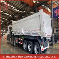 China 50 Ton 3 Axles Rear Dump Truck Trailer/Tipper Semi Trailer with 2240mm Tread Flatbed for sale