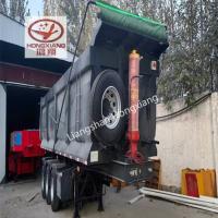 China 60ton Lifting Tipping Dump Tipper Semi Truck Trailer with ABS Anti-lock Braking System for sale