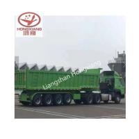 China 60ton Lifting Tipping Dump Tipper Semi Truck Trailer with ABS Anti-lock Braking System for sale